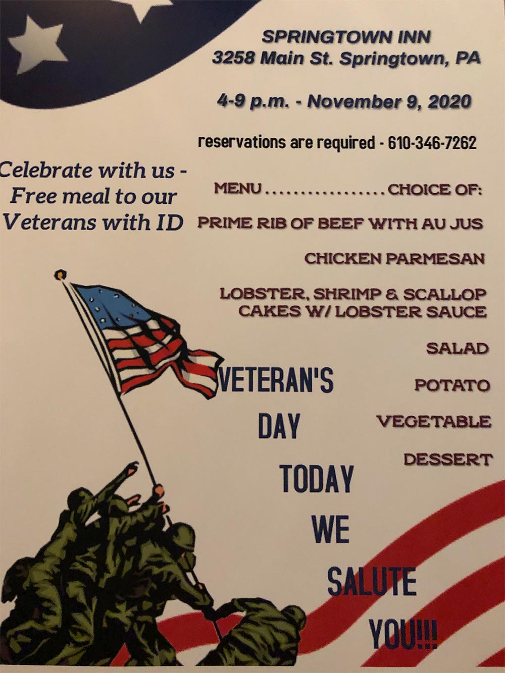 Springtown Inn | Casual Dining in Springtown, Bucks County, PA