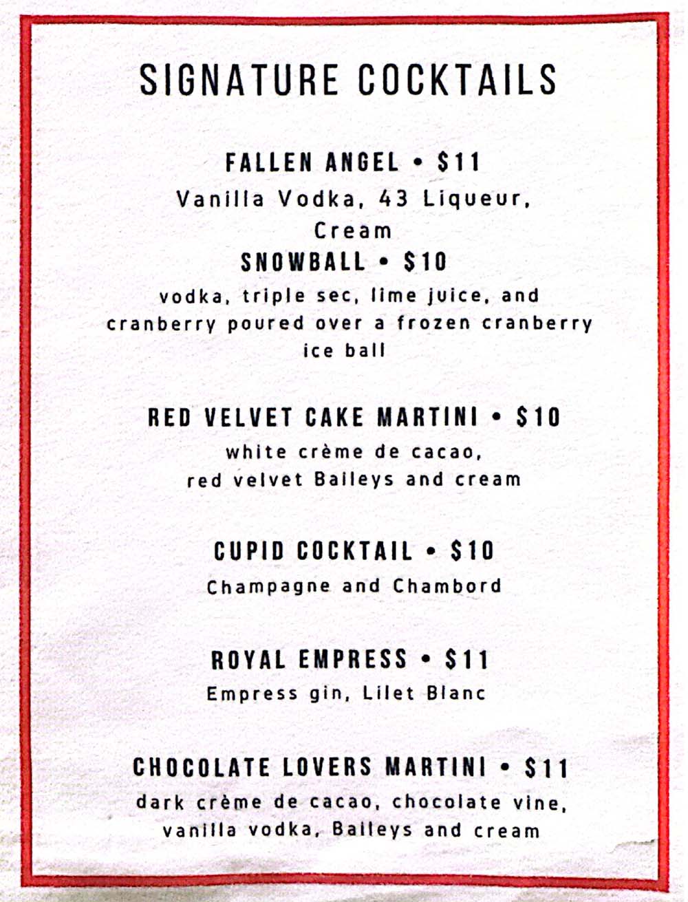 Menu | Springtown Inn